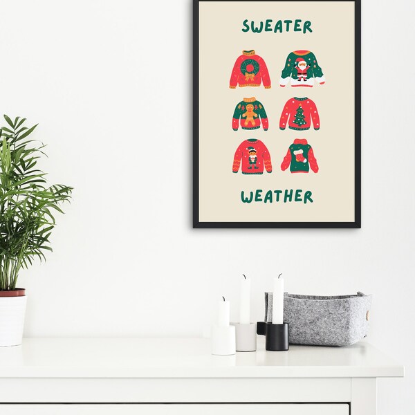 Sweater Weather Printable - Etsy