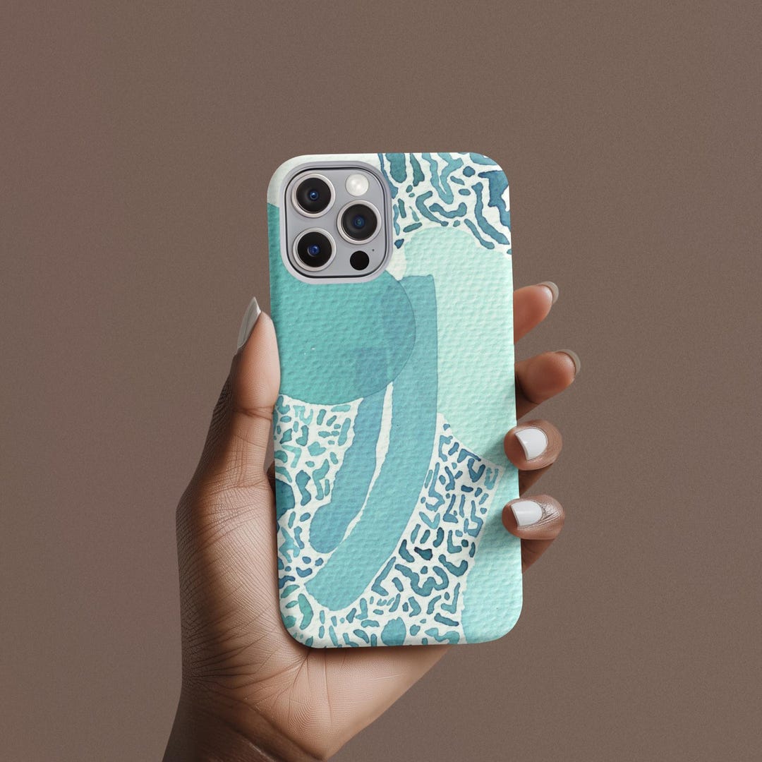 Calypso Watercolor Flow Tough Case, Unique Hand-painted Abstract Design iPhone Case, Artistic ...