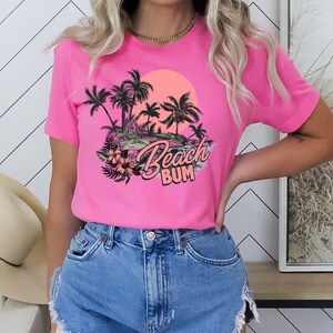 Beach Bum, Beach Tee, Vacation Tee, Tropical T-shirt, Cruise T-shirt ...