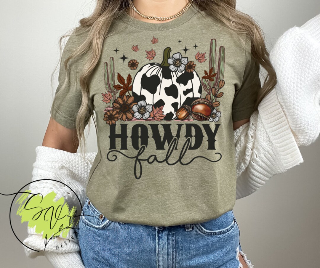 Fall, Howdy Fall, October, Cow Print, Country, Pumpkin, Harvest ...