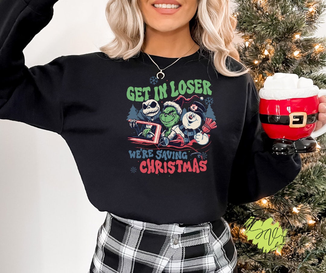 Christmas Merry Grinchmas Merry Christmas Sweatshirt - Etsy