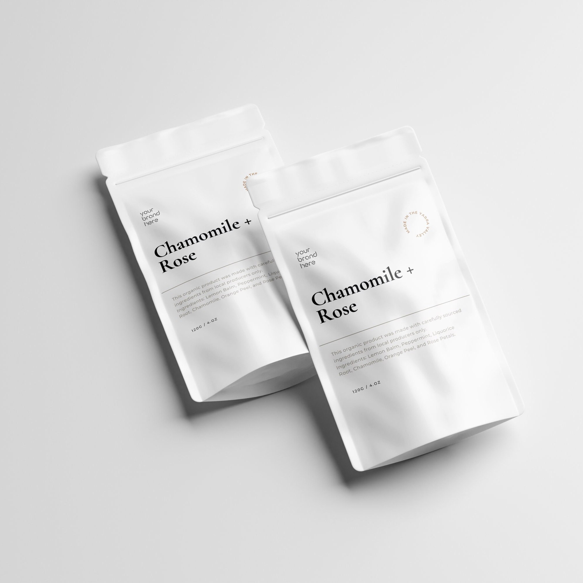 CANVA Editable Label Design for Stand up Pouches - Etsy