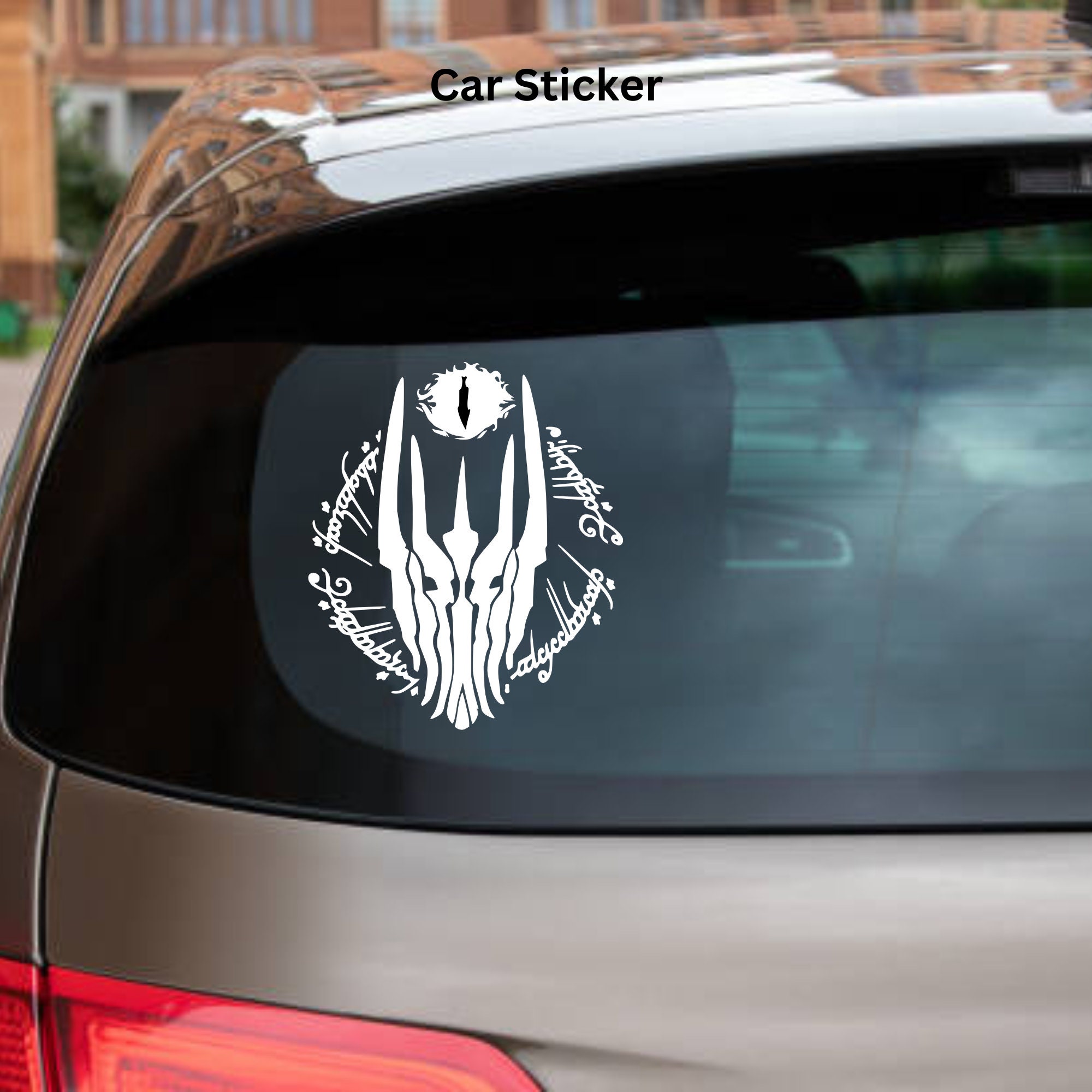 Eye of Sauron Wall Decal | Lord of the Rings Vinyl Sticker | Home Décor ...