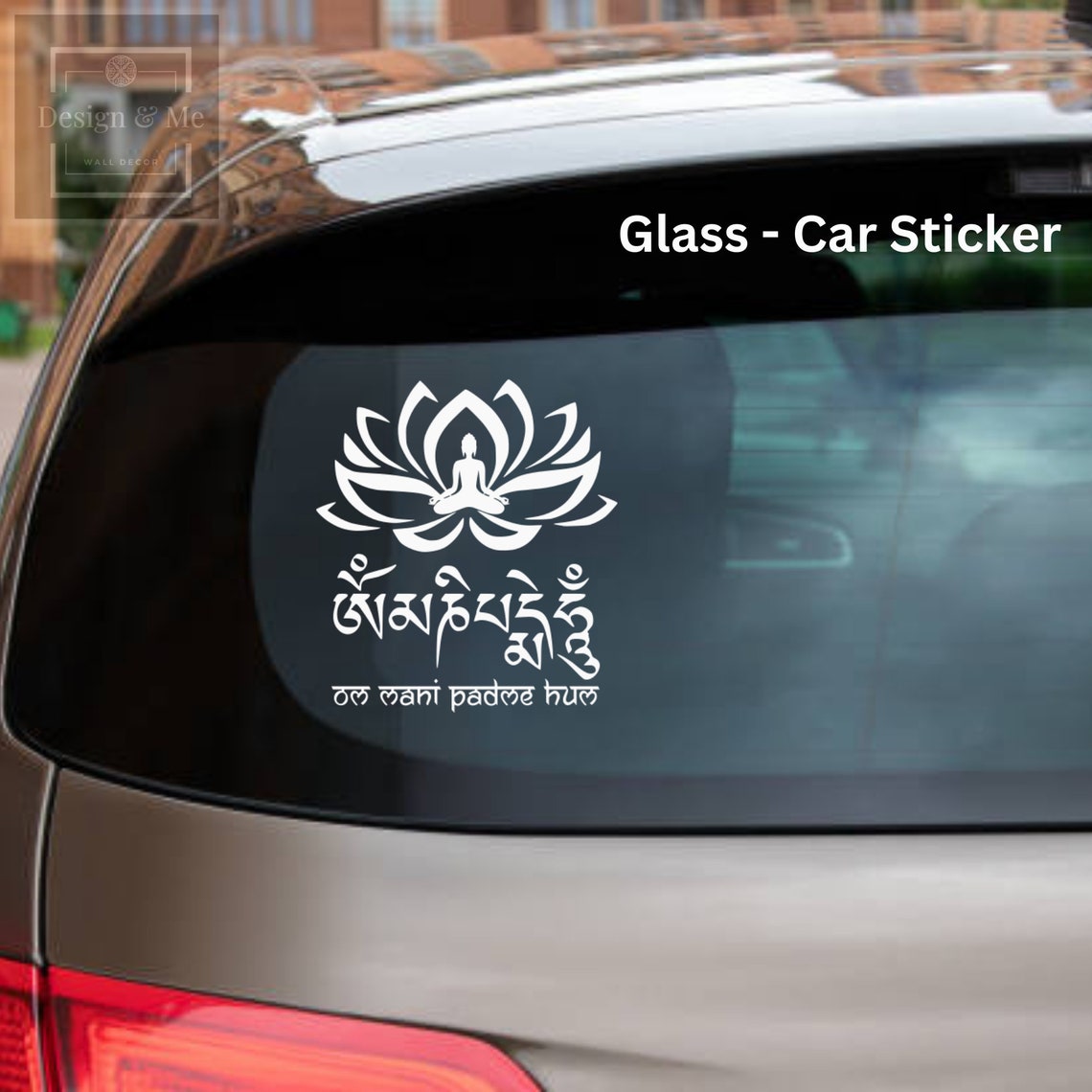 Om Mani Padme Hum, Tibetan Chants Decal, Sacred Mantra Decal, Buddhist ...