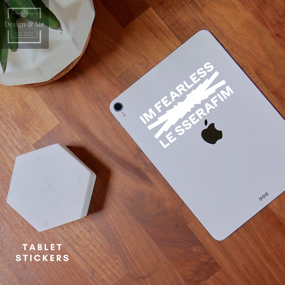 Kpop Le Sserafim Vinyl Stickers Laptop Décor Tablet Art, Le Sserafim ...