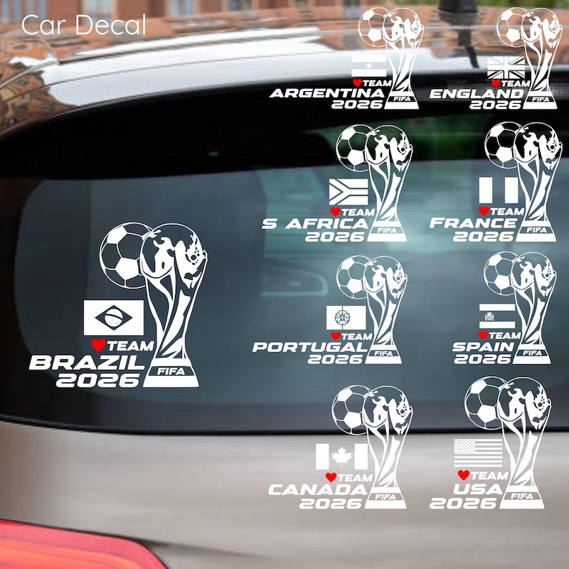 World Cup Window Decals - Etsy UK