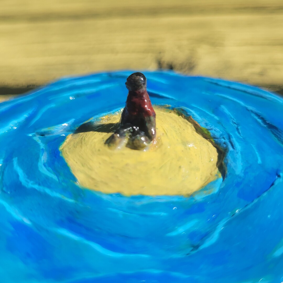 Castaway on Beach - Clay Sculpture - Etsy