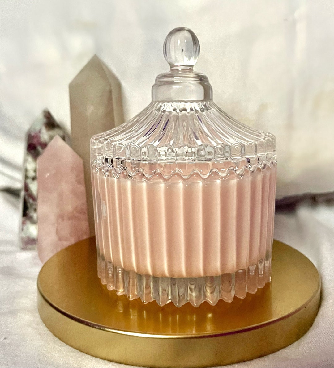 Pink Coquette Warm Vanilla Candle - Etsy