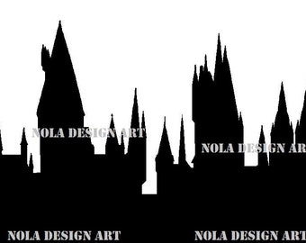 hogwarts stencil printable