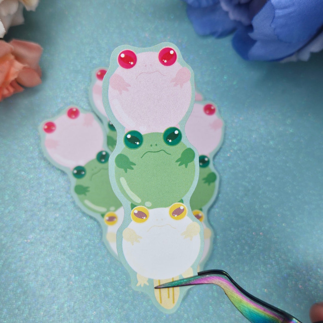 Dango Frog Vinyl Sticker | Frog Sticker, Silly Frog, Frogcore, Japanese ...