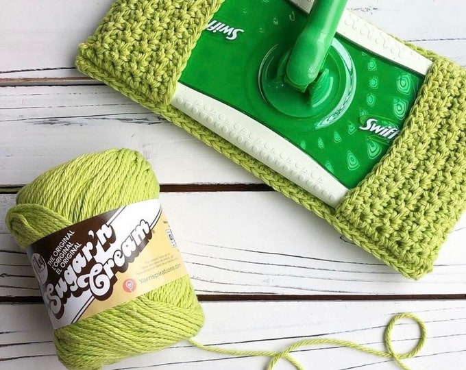 Crochet Sweeper Cover Reusable Sweeper Cover Crochet Sweeper Pad Eco ...