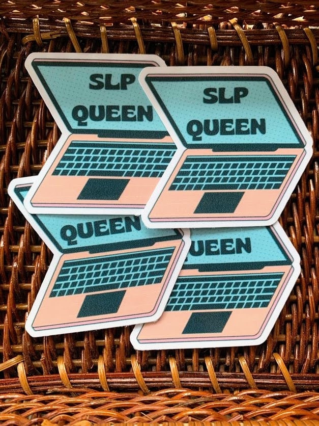 SLP Queen Speech-language Pathology Sticker SLP Sticker for Laptop ...