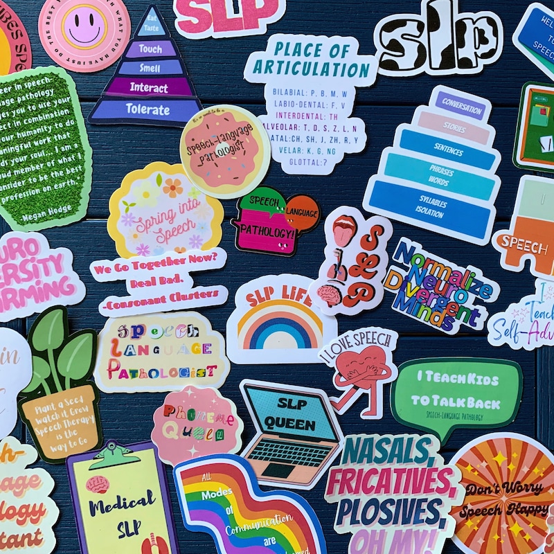 Speech Therapy Stickers - Etsy