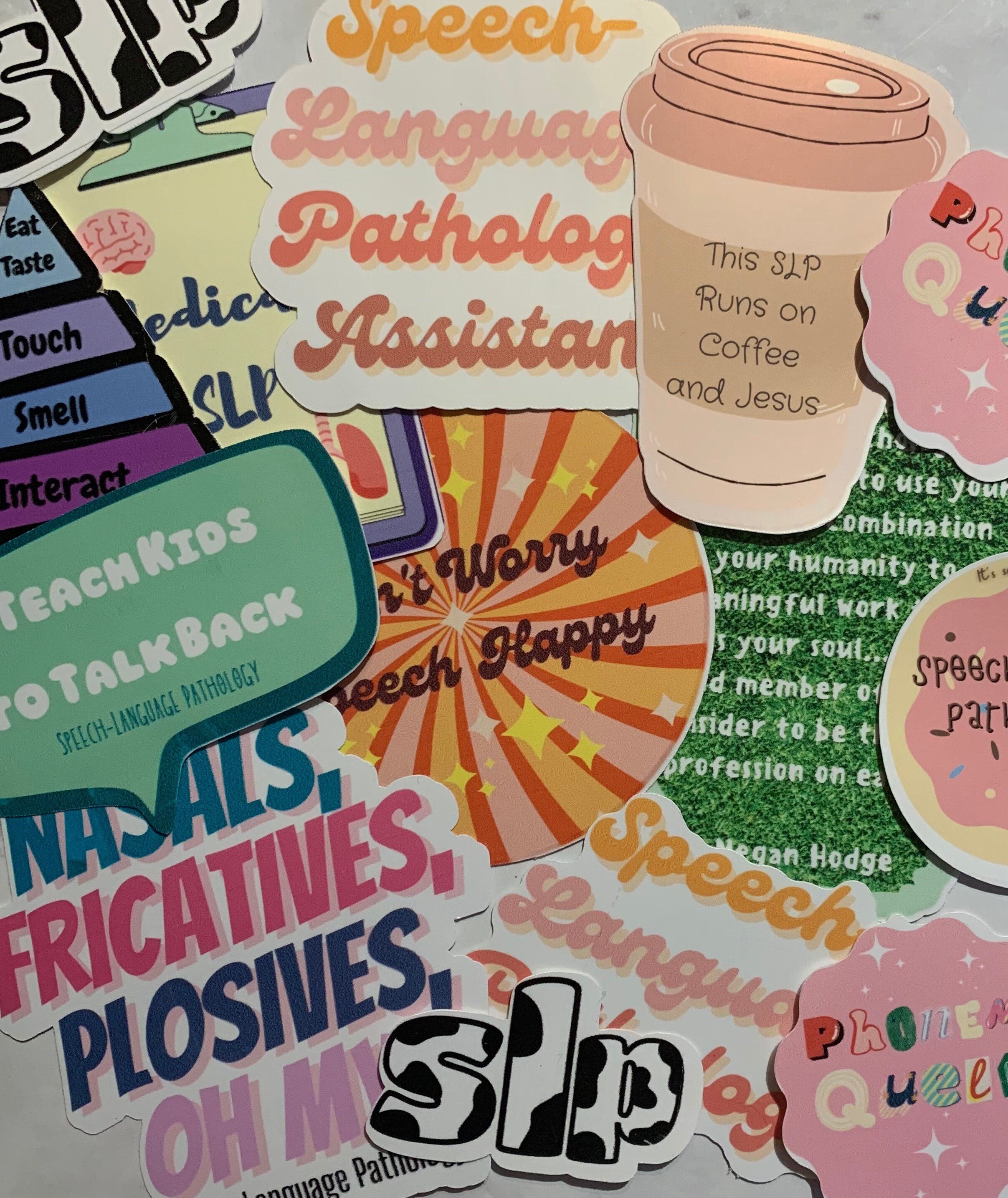 5 Stickers mystery Pack SLP Bundle Deal Speech Therapy - Etsy