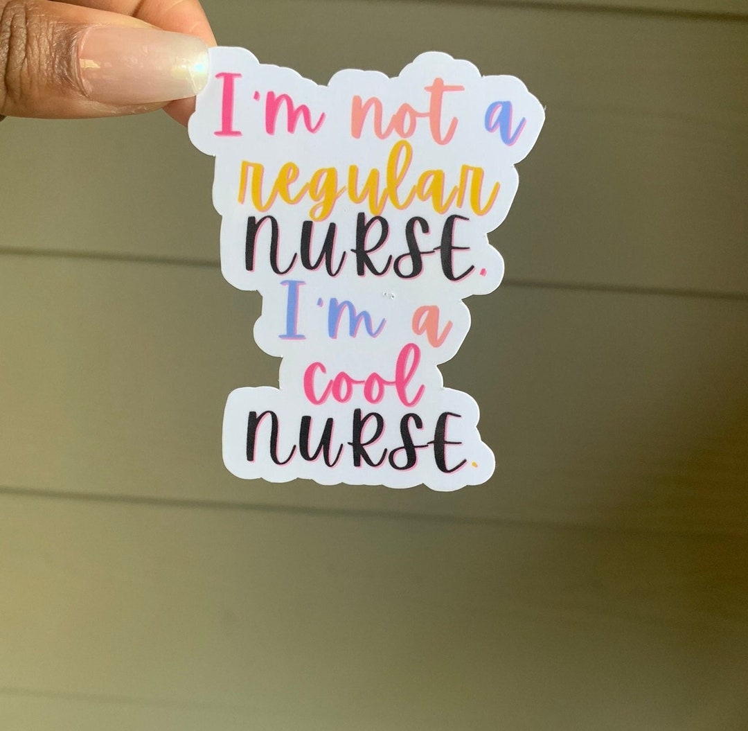 Cool Nurse Sticker for Rn's | Registered Nurse Sticker for Clipboard ...