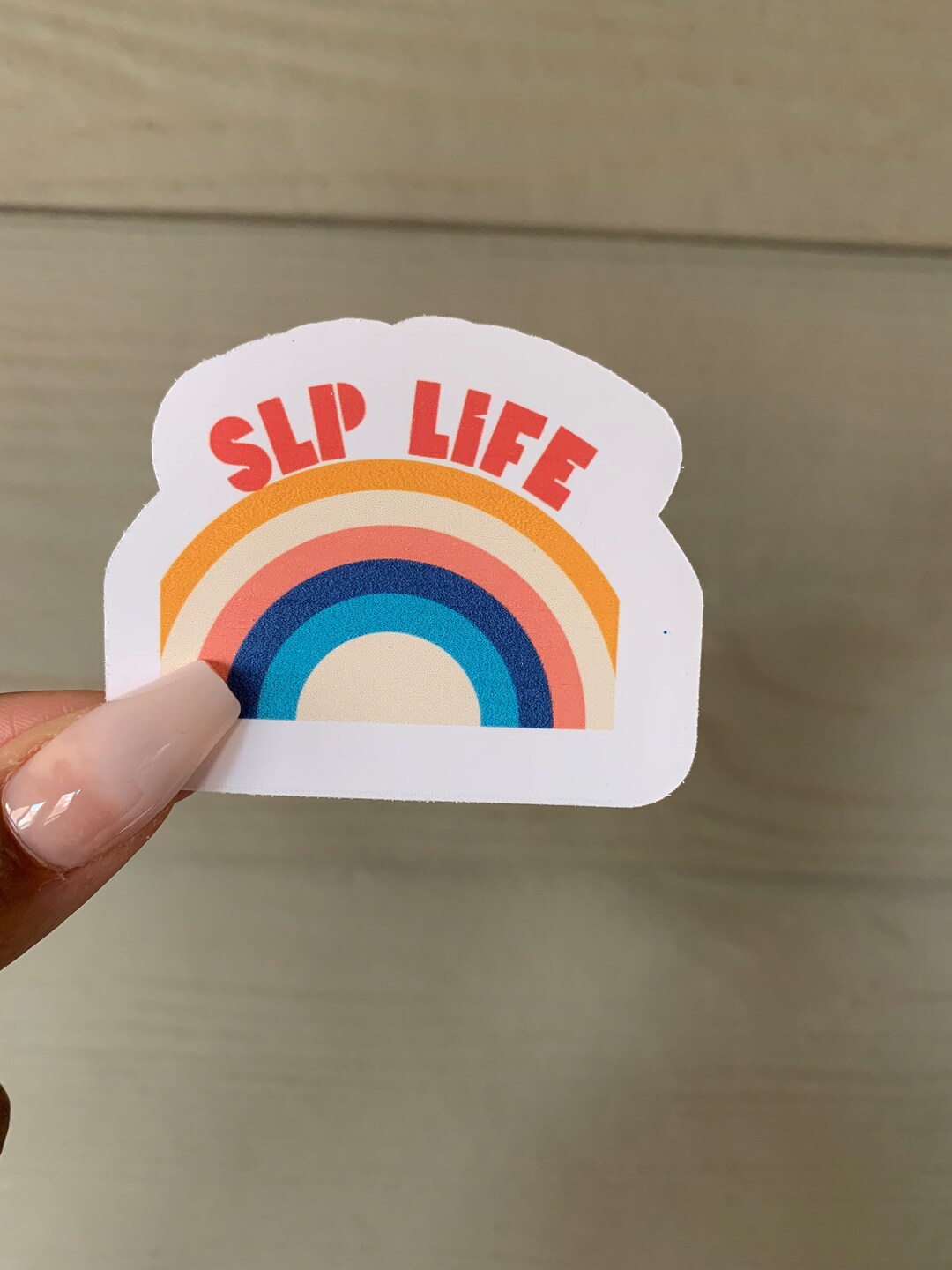 SLP Life Rainbow Speech Therapy Sticker SLP/SLPA Sticker for - Etsy