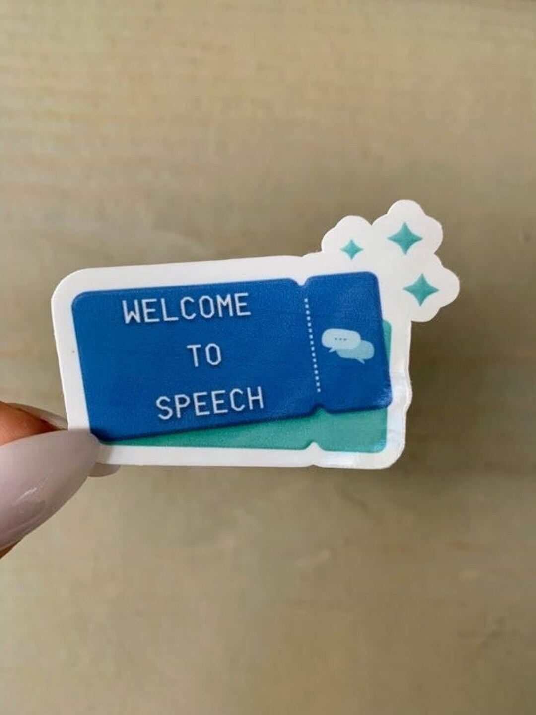 Welcome to Speech Sticker: Glossy SLP/SLPA Gift - Etsy