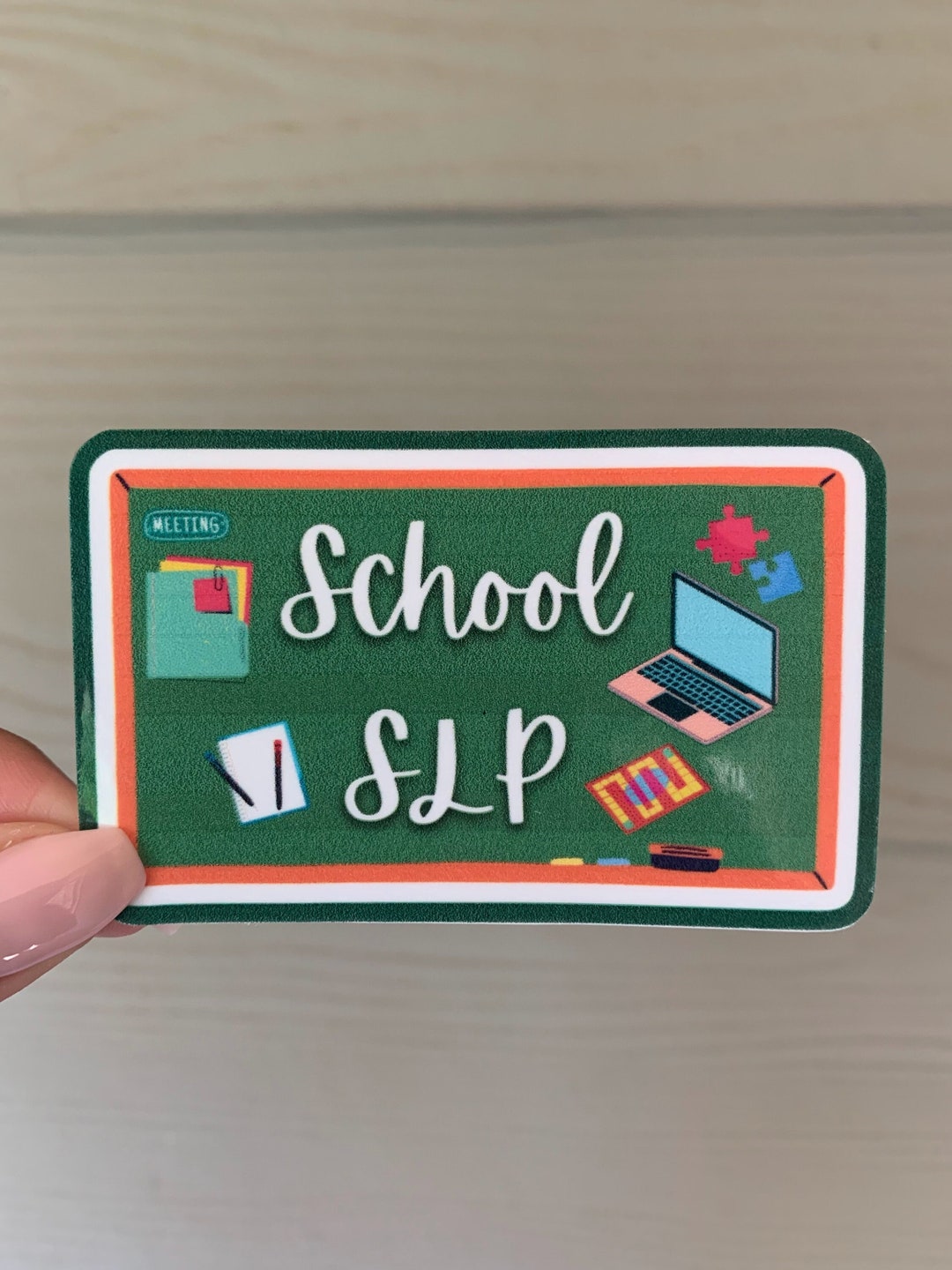 School SLP Speech Therapy Sticker | SLP/SLPA Sticker for Planner ...