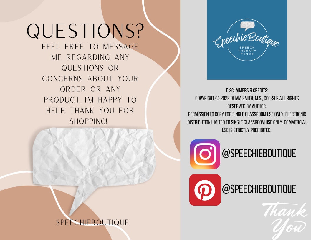 Syllable Wheels for Articulation Speech Sounds Enhance - Etsy