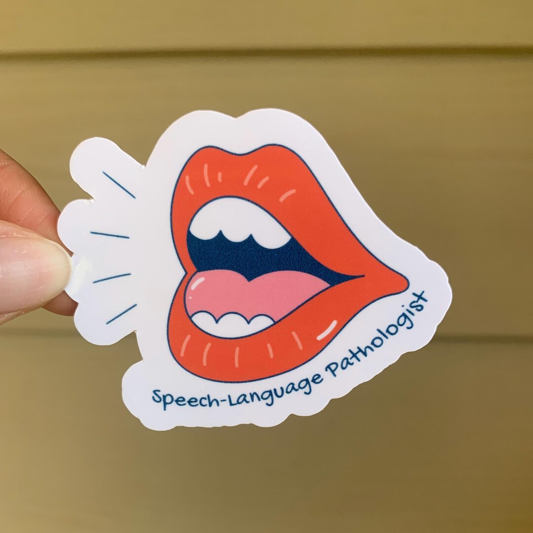 SLP Lips Glossy Sticker: Speech-language Pathology Gift - Etsy