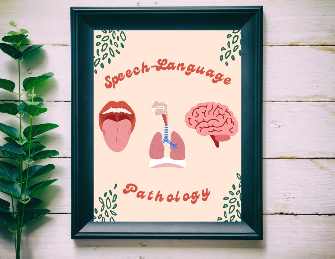 Speech-language Pathology Poster for Classroom Decor | SLP, SLPA, Boho ...