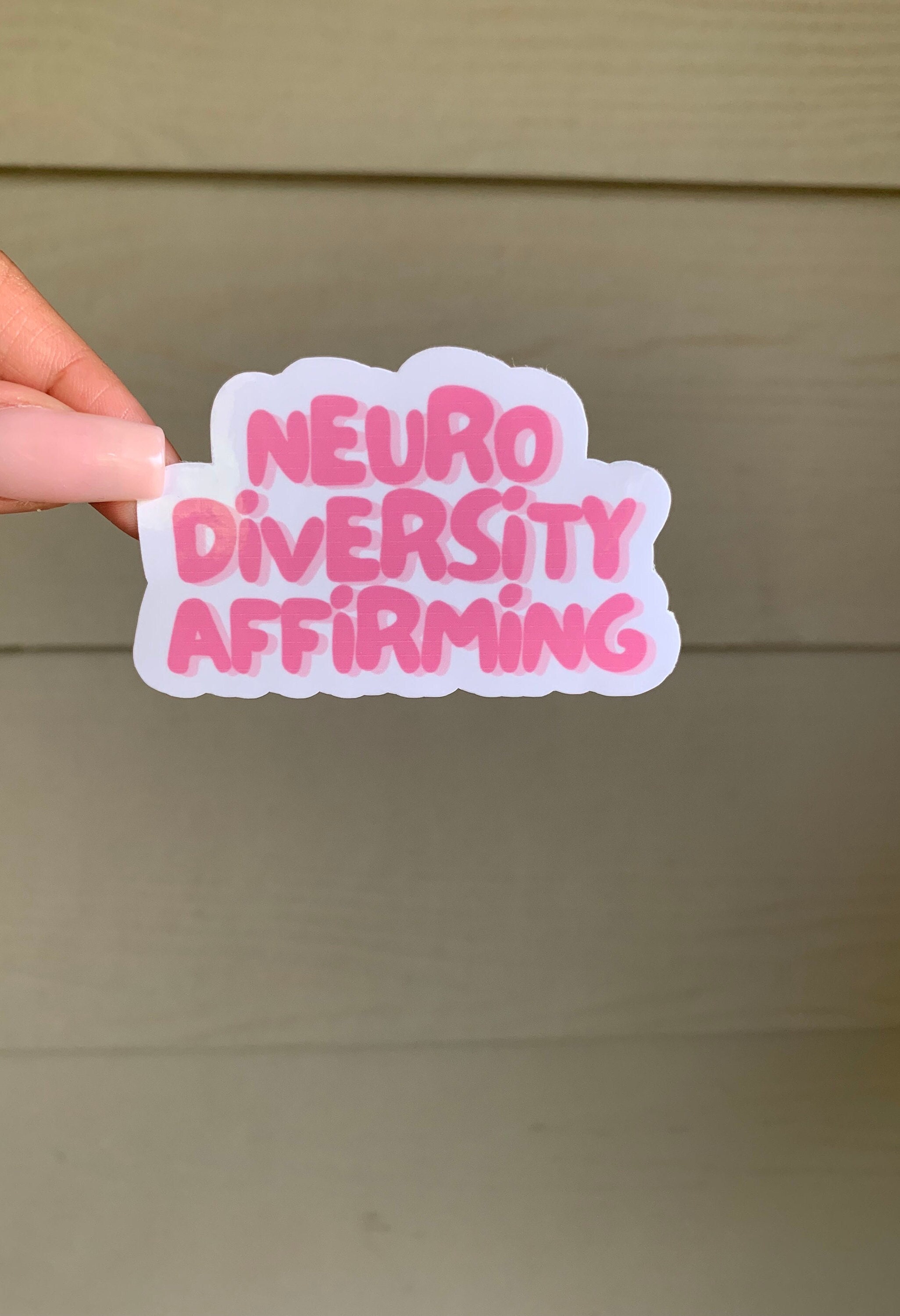 Neurodiversity Affirming Speech Therapy Sticker SLP Sticker for Laptop ...
