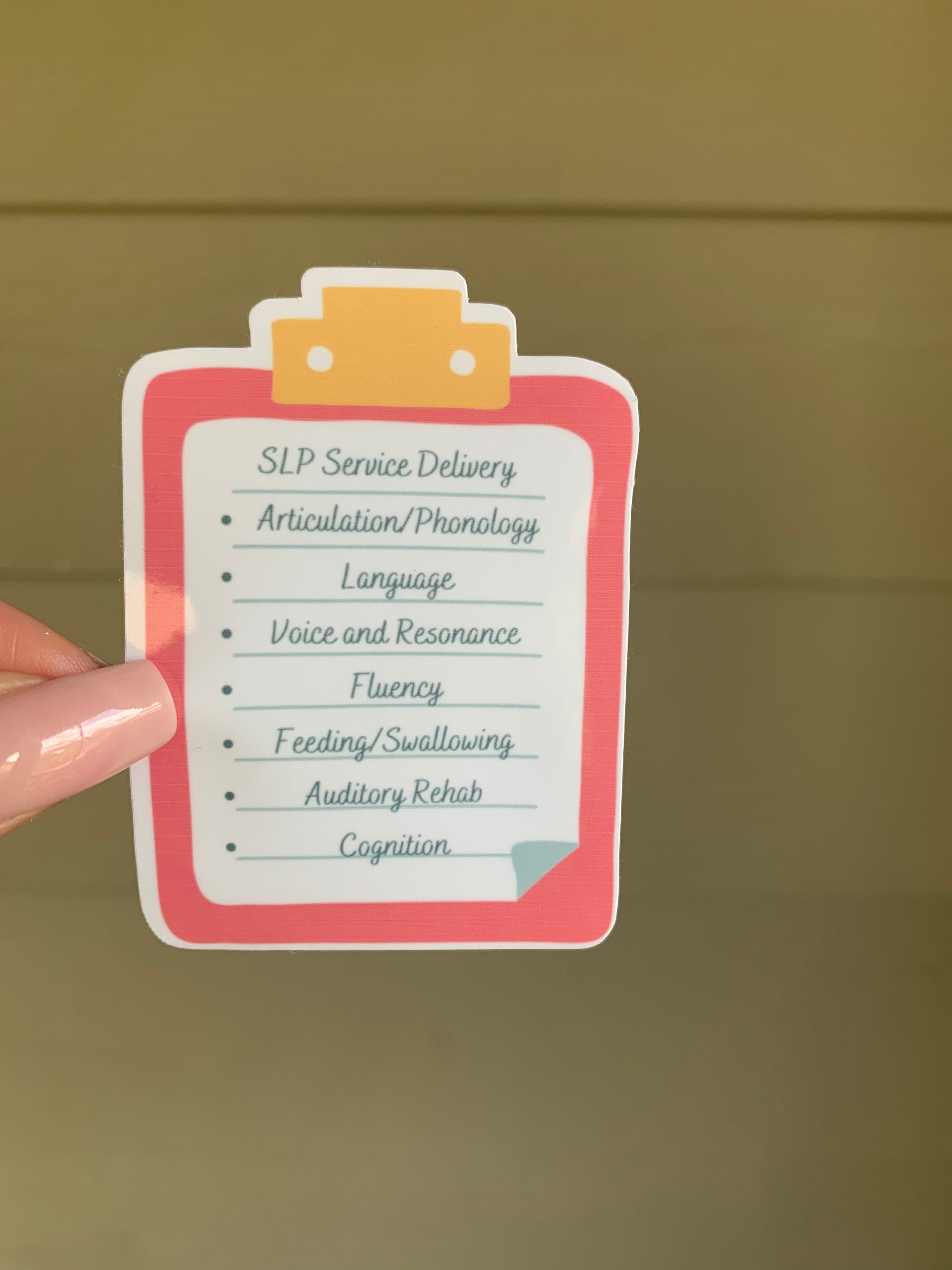 SLP Service Delivery Scope of Practice Sticker SLP Sticker for Laptop ...