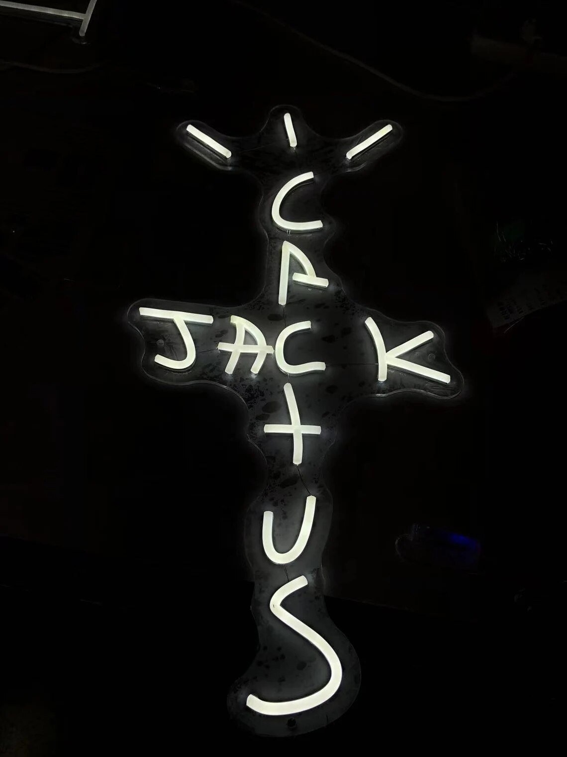 Cactus Jack Neon Sign, Cactus Jack, Rap Poster, Disco Ball Decor ...