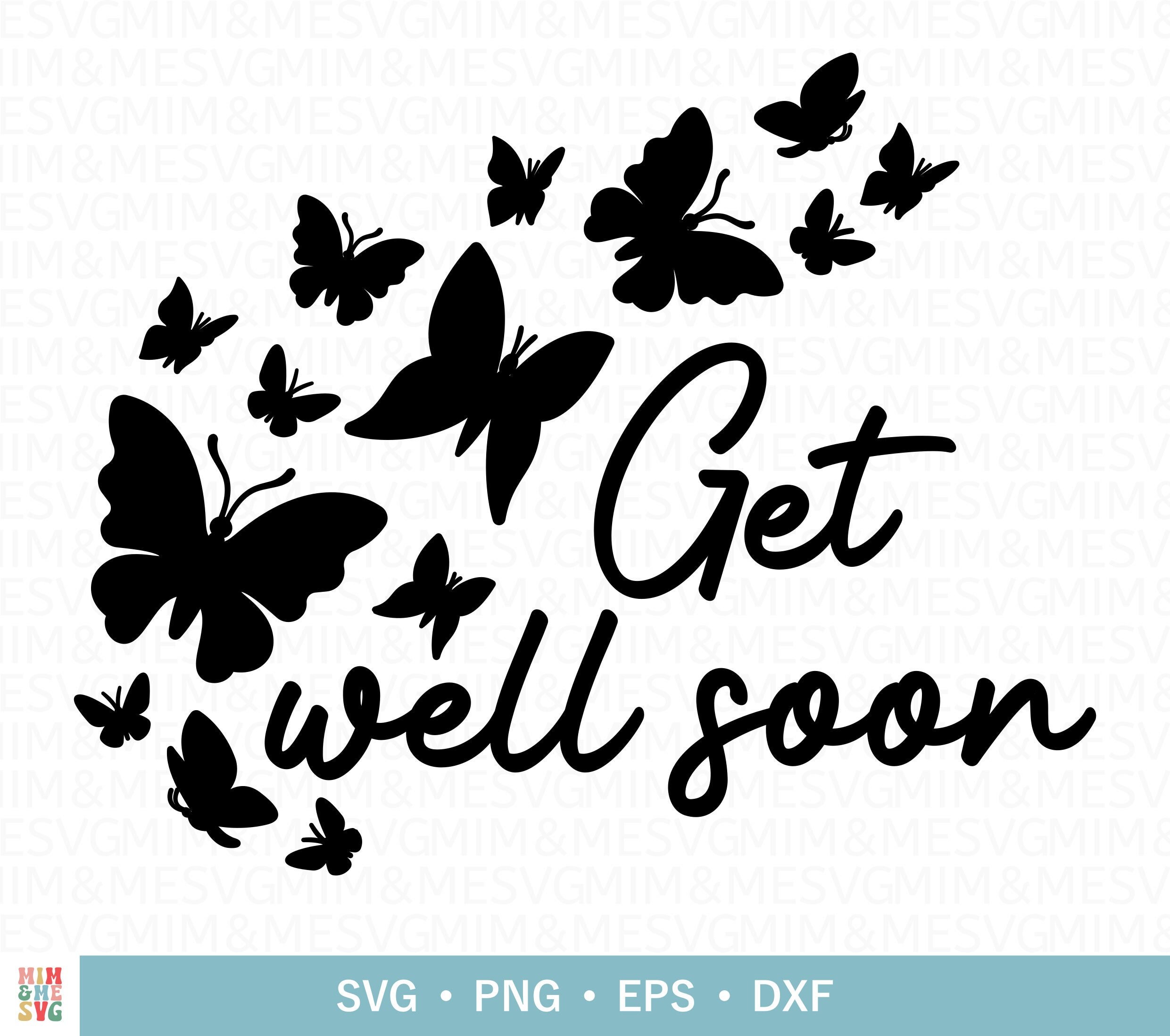 Get Well Soon Svg Sick Svg Feel Better Soon Svg Get Well - Etsy