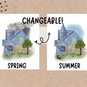 Watercolor Interchangeable Printable Wall Art - Etsy