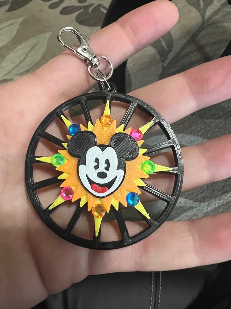 Mickey's Fun Wheel | Pixar Pal-a-round | World of Color | Bag Clip ...