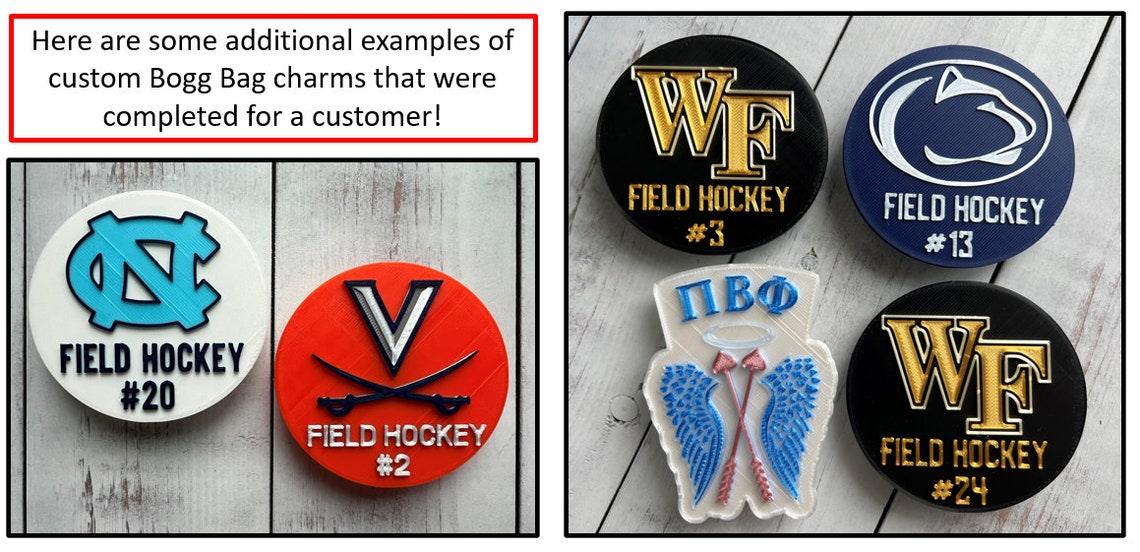 Custom Bogg Bag Charms, Bogg Bag Bits, Vikings Charm, School Mascot ...