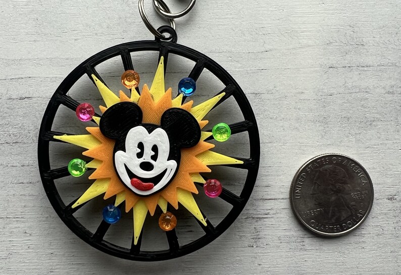 Mickey's Fun Wheel | Pixar Pal-a-round | World of Color | Bag Clip ...