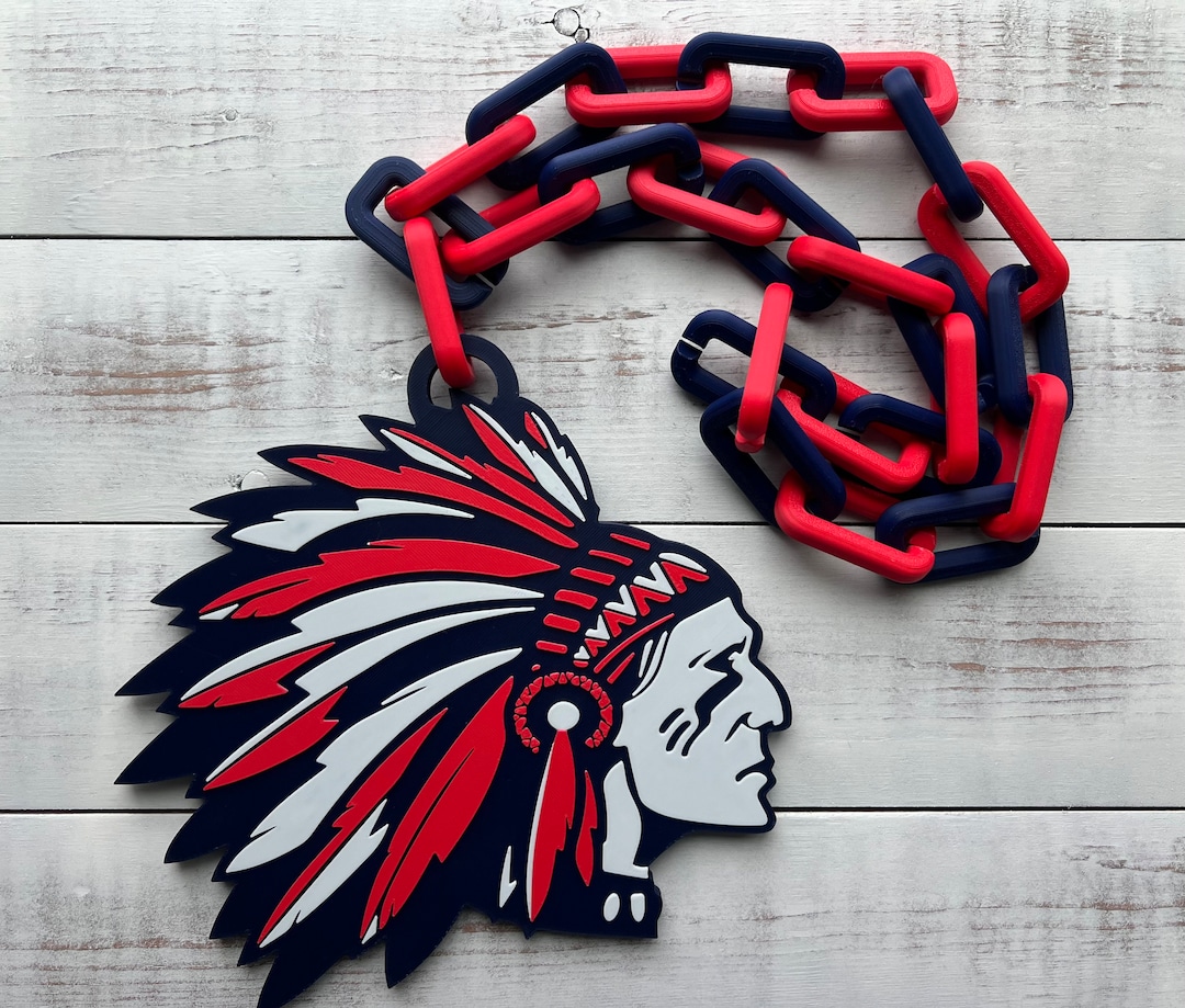 Custom 3D Printed Oversized Sports Turnover Chain, Oversized Medallion ...