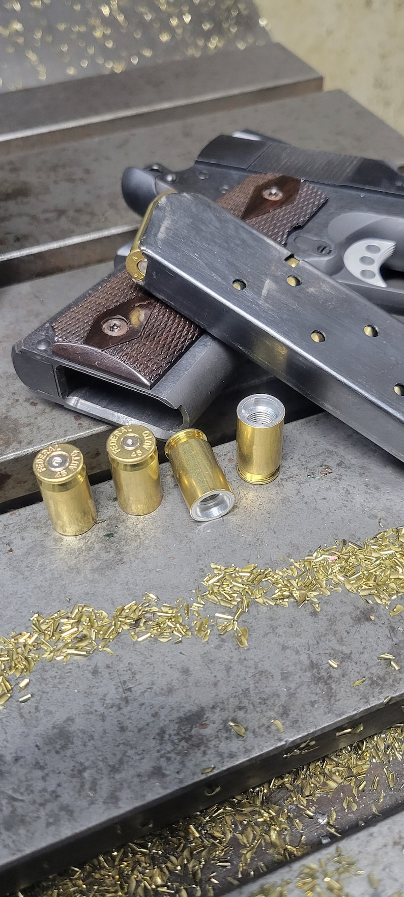45 Caliber Brass Bullet Casing Valve Stem Caps, Truck Accessories ...