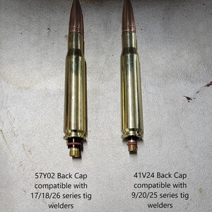 50 Cal BMG Bullet Tig Welding Back Cap, Welding Accessories, Tig ...
