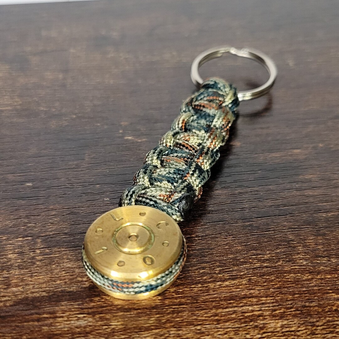 50 Caliber BMG Bullet Paracord Keychain, Law Enforcement Gift ...