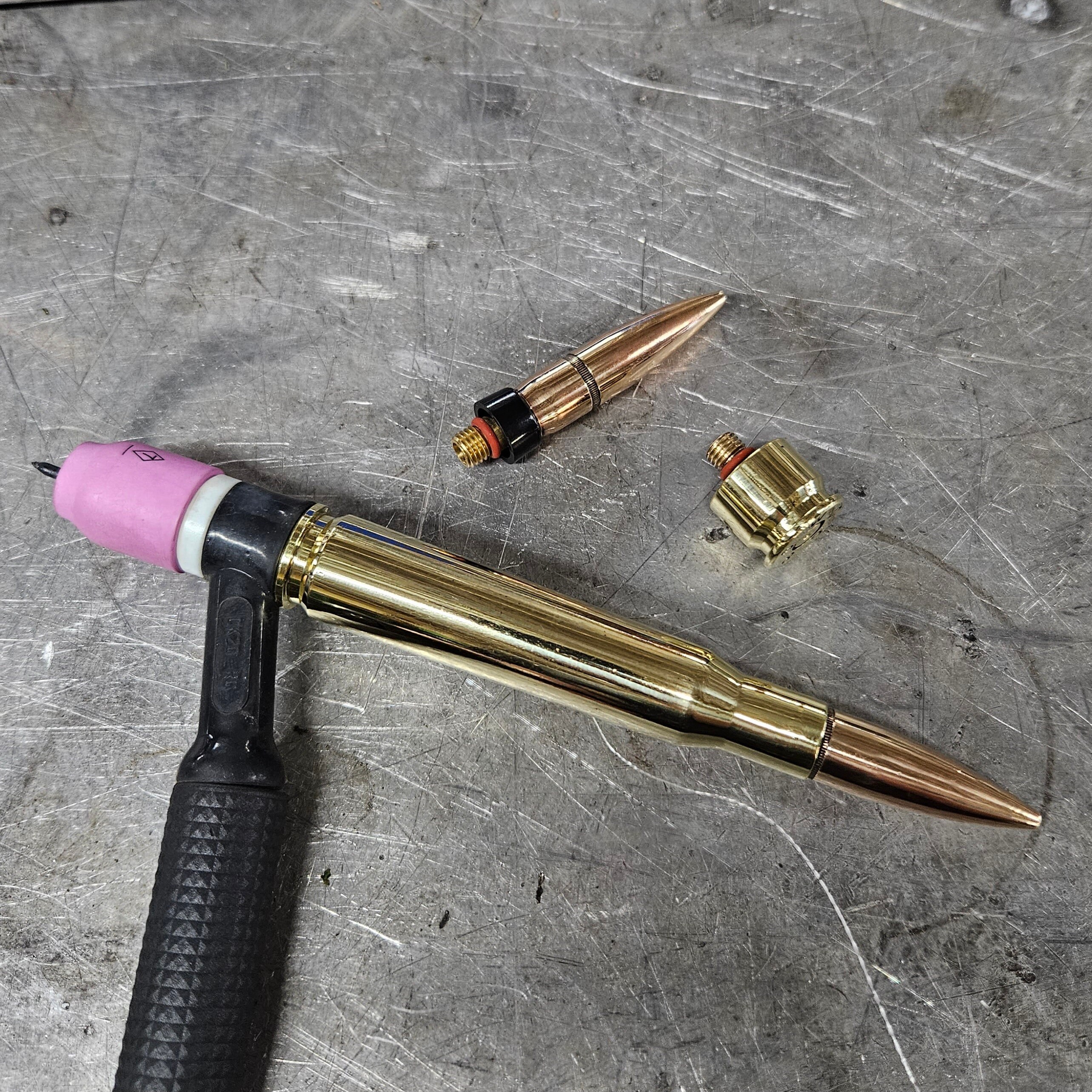 50 Cal BMG Bullet Tig Welding Back Cap Set, Welding Accessories, Tig ...