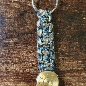 50 Caliber BMG Bullet Paracord Keychain, Law Enforcement Gift ...