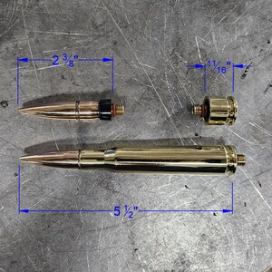 50 Cal BMG Bullet Tig Welding Back Cap Set, Welding Accessories, Tig ...
