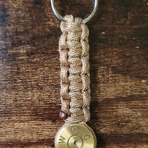 50 Caliber BMG Bullet Paracord Keychain, Law Enforcement Gift ...