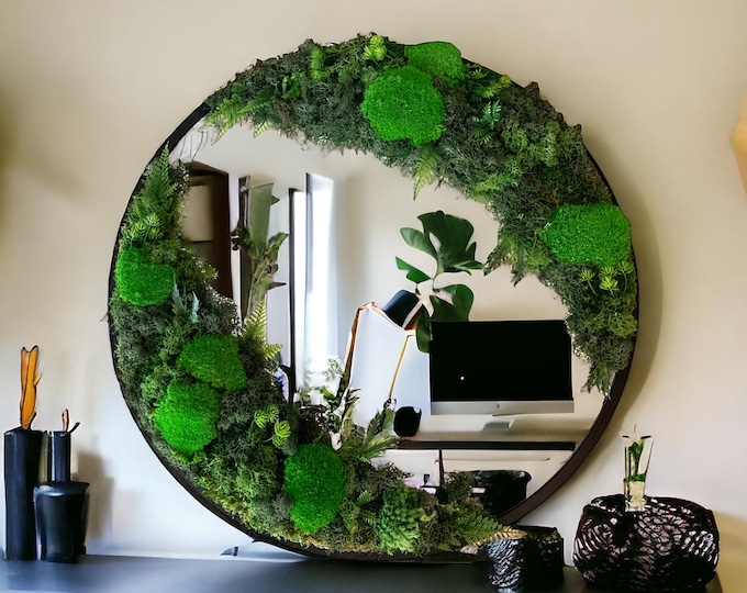 Moss Mirror - Etsy