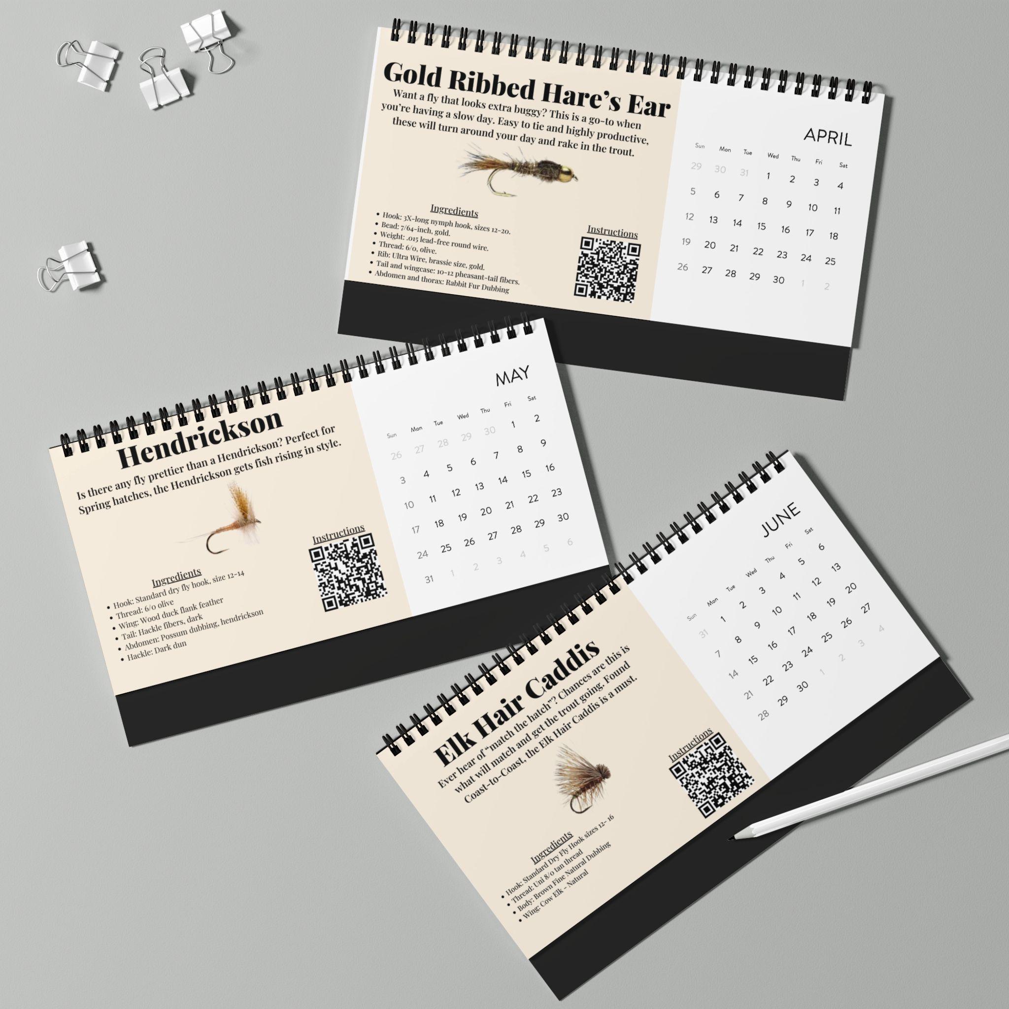 2026 Fly Tying Calendar - Etsy