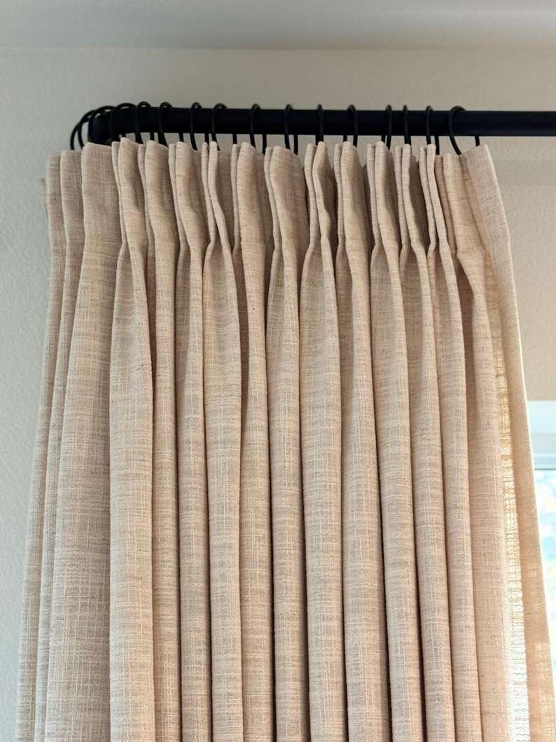 Black C-rings and Full Rings for Curtain Rods. Normal and Oversize ...