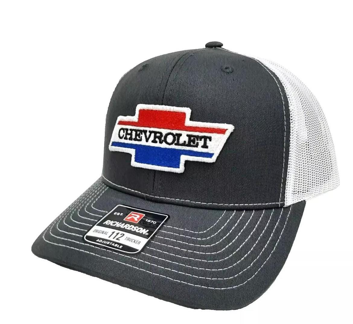 Richardson 112 Trucker Chevy Chevrolet Patch Cap Mesh Snapback Gray - Etsy