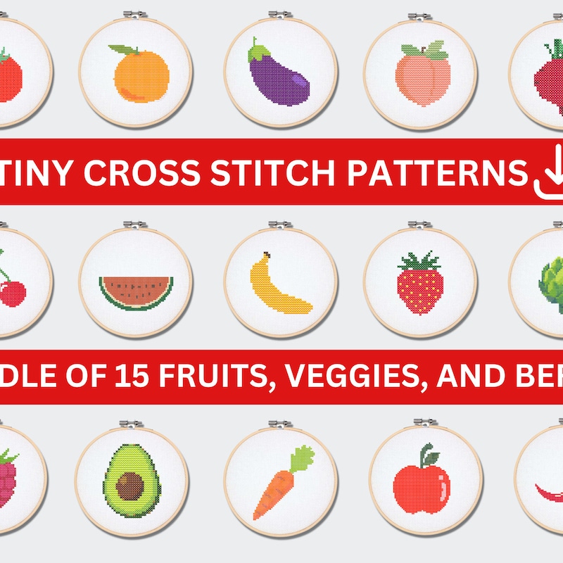 Mini Cross Stitch - Etsy