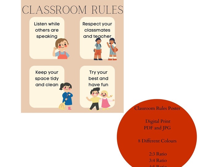 Reach for Success, Classroom Decor, Classroom Rules, Teacher Gift ...