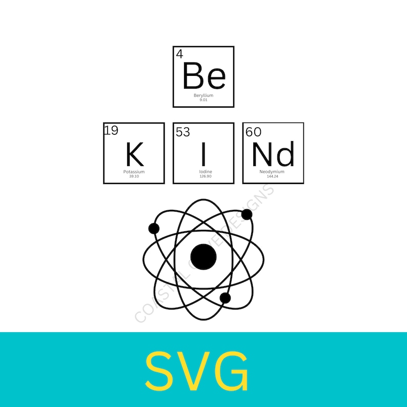 Chemistry SVG, Chemist Svg, Periodic Table of Elements, SVG Digital ...
