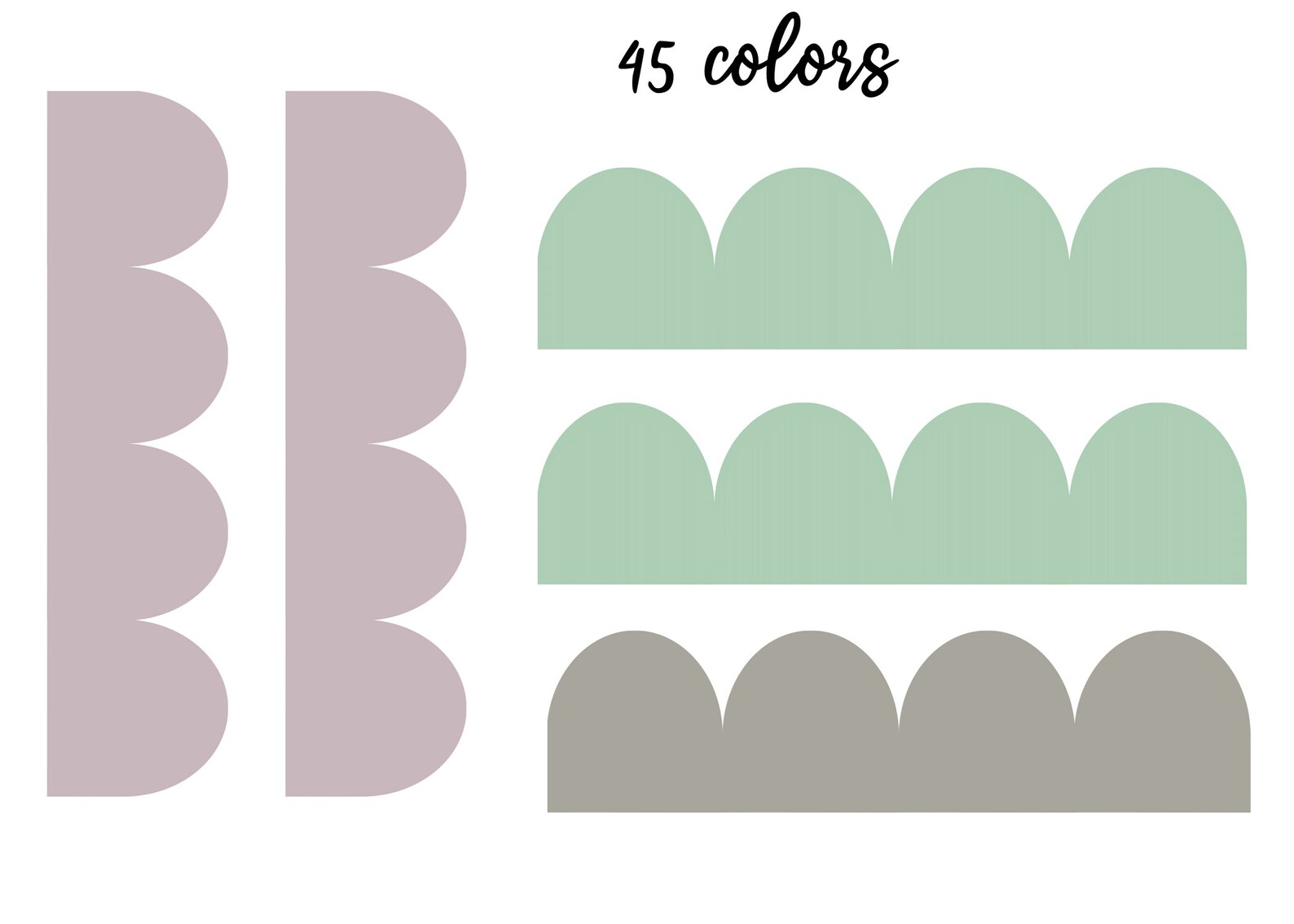 Scalloped Borders, Boho Bulletin Board Borders, Boho Neutral Classroom ...