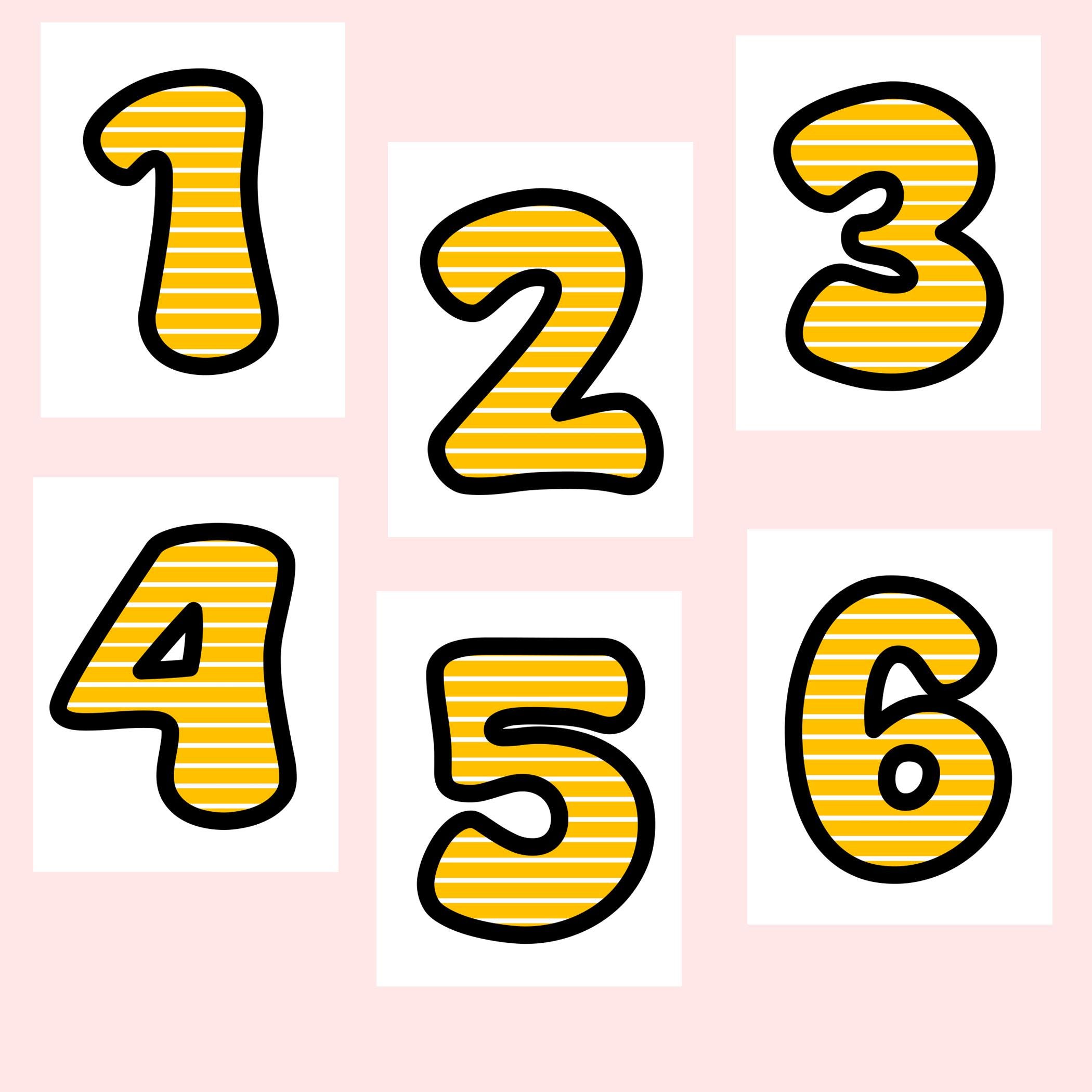 Back to School Yellow Bulletin Board Letters, Printable Bright Yellow ...